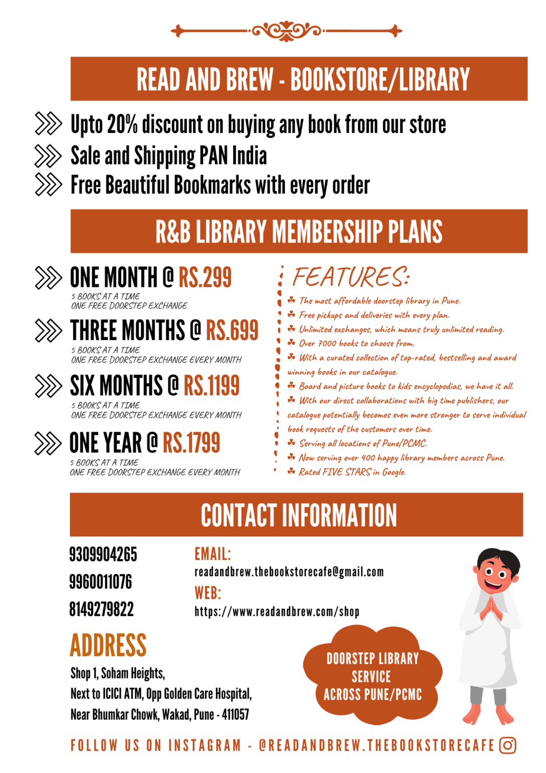 Read and Brew – Library Membership – Read and Brew